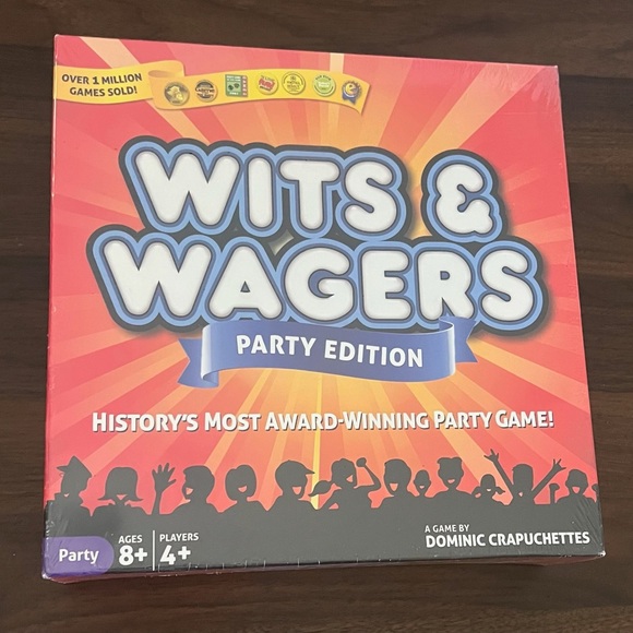 Toys | New Deluxe Edition Wits Wagers Family Award Winning Party Game ...